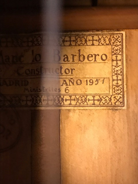 Marcelo Barbero 1951 Cypress - Marc's Guitars